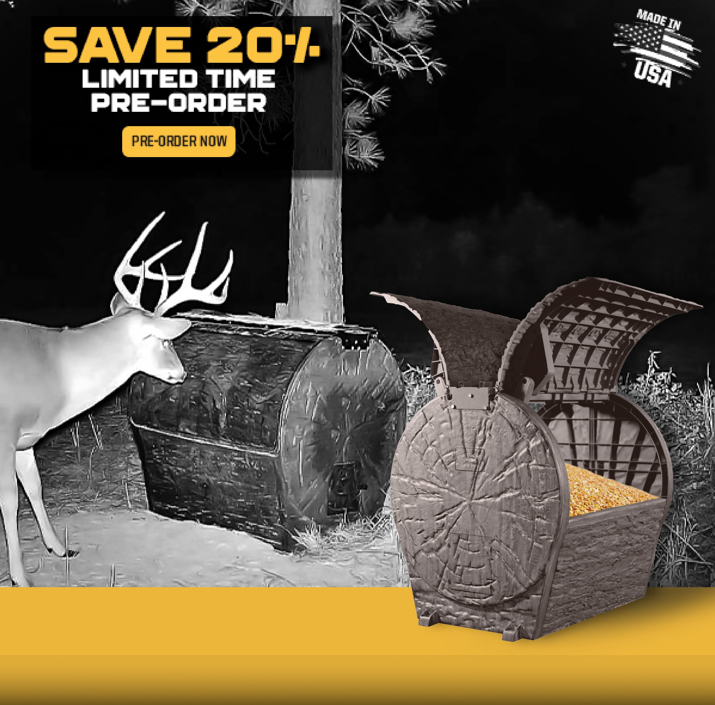 Tectonic USA | Deer Feeder | Daytime Deadfall Deer Feeders
